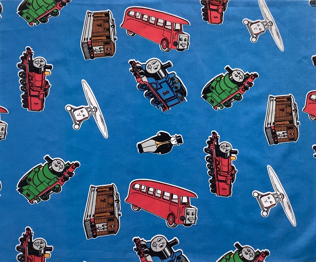 Vintage Thomas the Tank Engine Fabric Very Rare FQ Official Original - Etsy