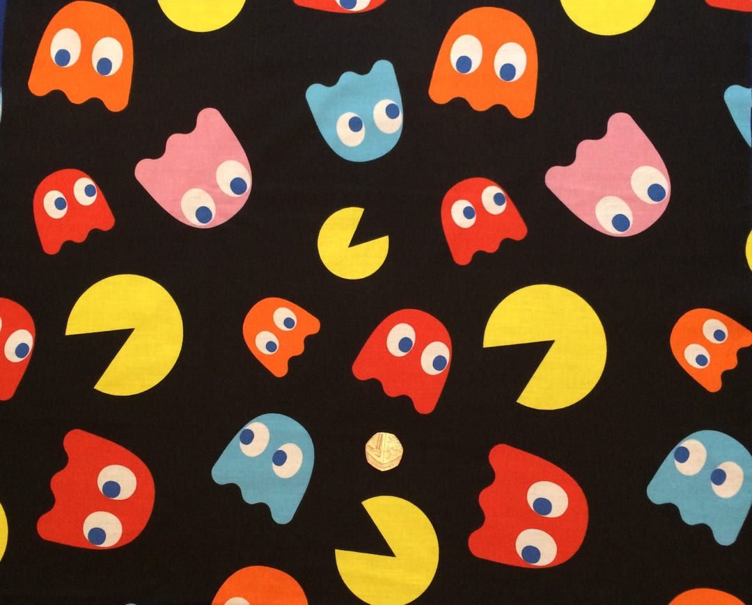 Pacman Fabric - Etsy