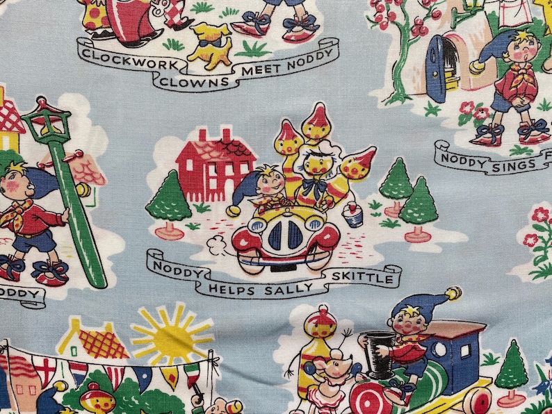 Noddy Original and Rare Vintage Fabric 70s - Etsy