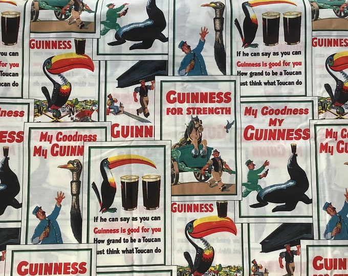 Guinness Toucan Fabric - Etsy