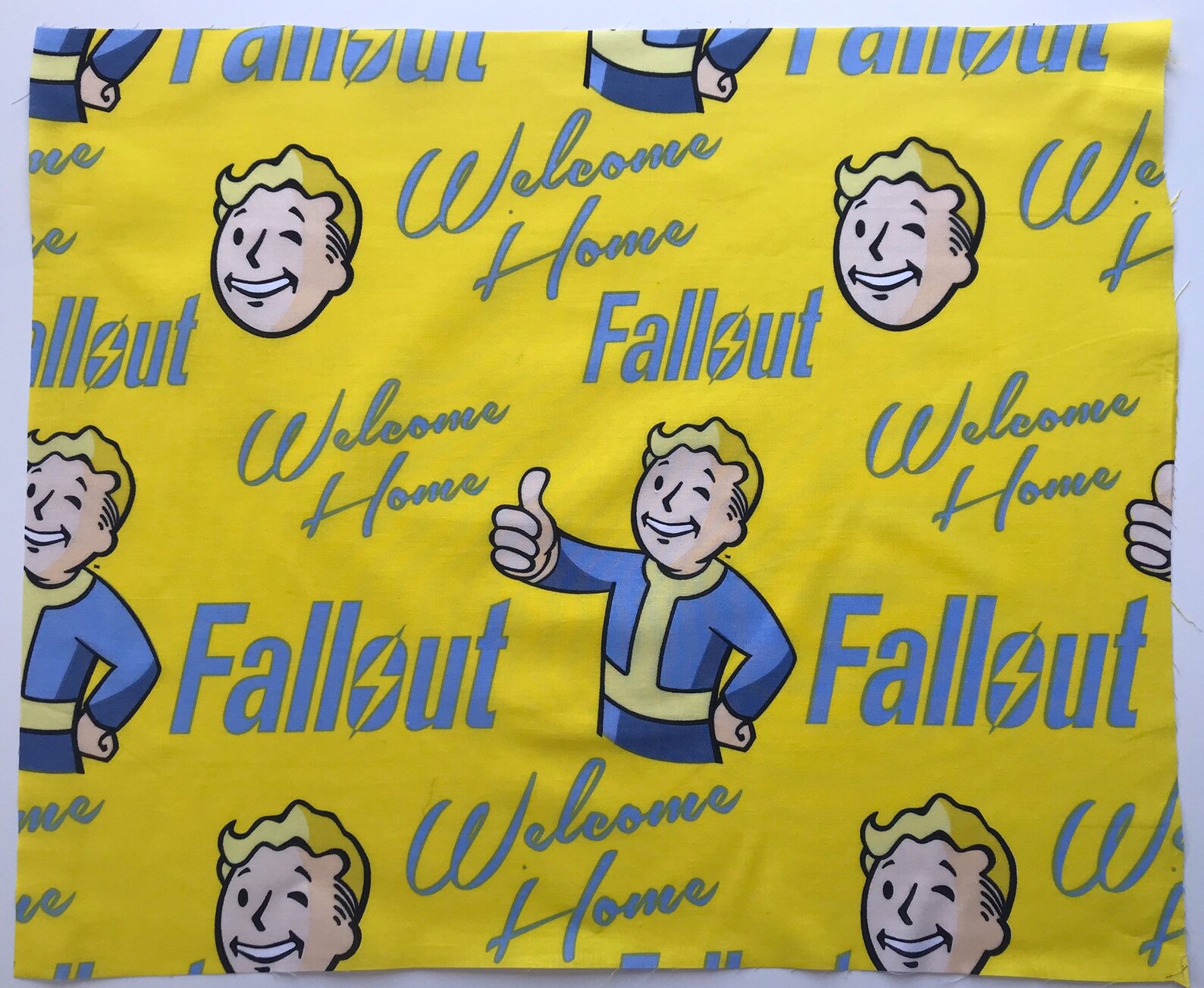 Fallout Vault Boy Fabric Gaming Official Welcome Home 76 4 Vault-tec - Etsy