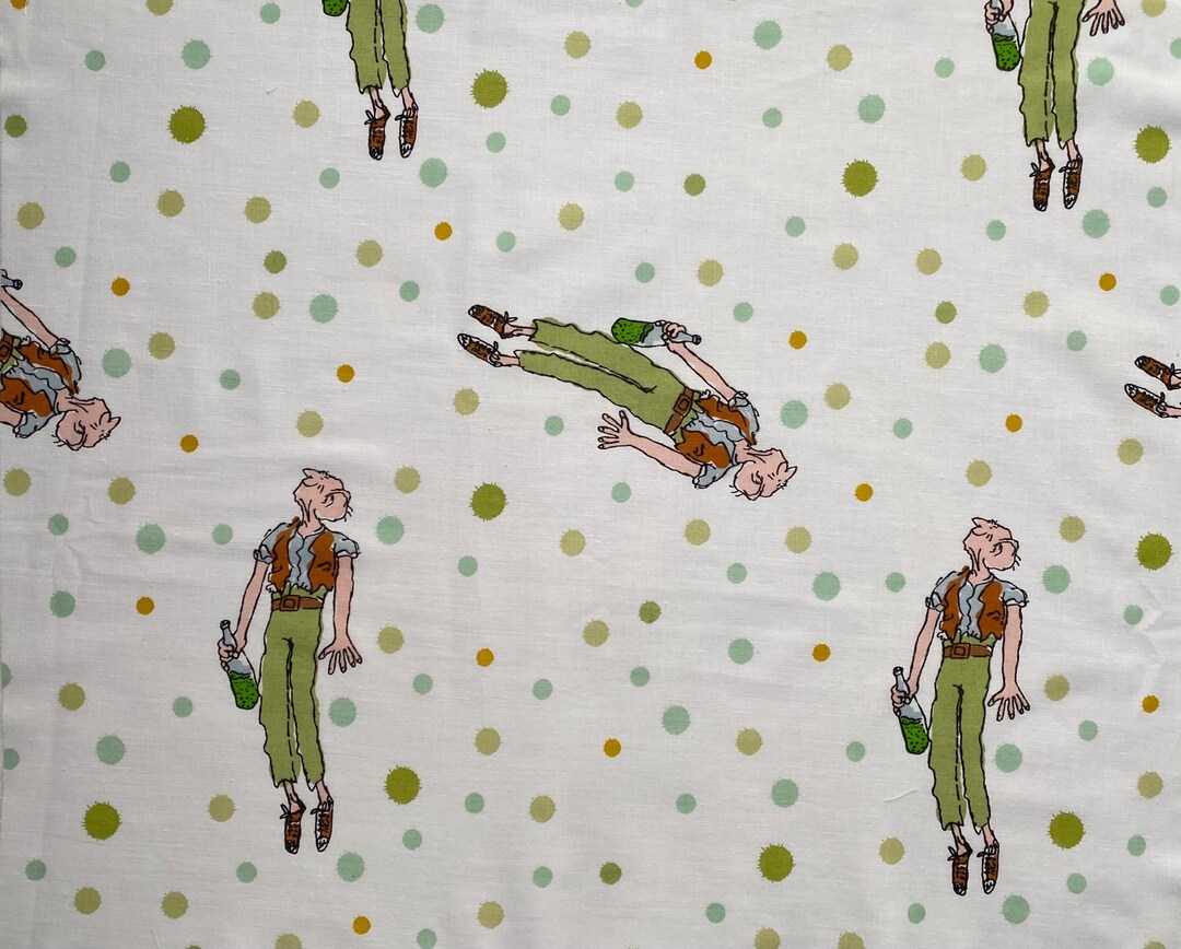 BFG the Big Friendly Giant Roald Dahl Fabric FQ Fat Quarter - Etsy