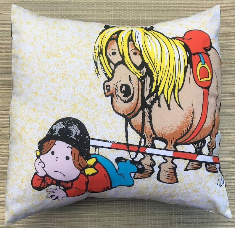 Thelwell Horse Pony Fabric Cushion Cover - Etsy