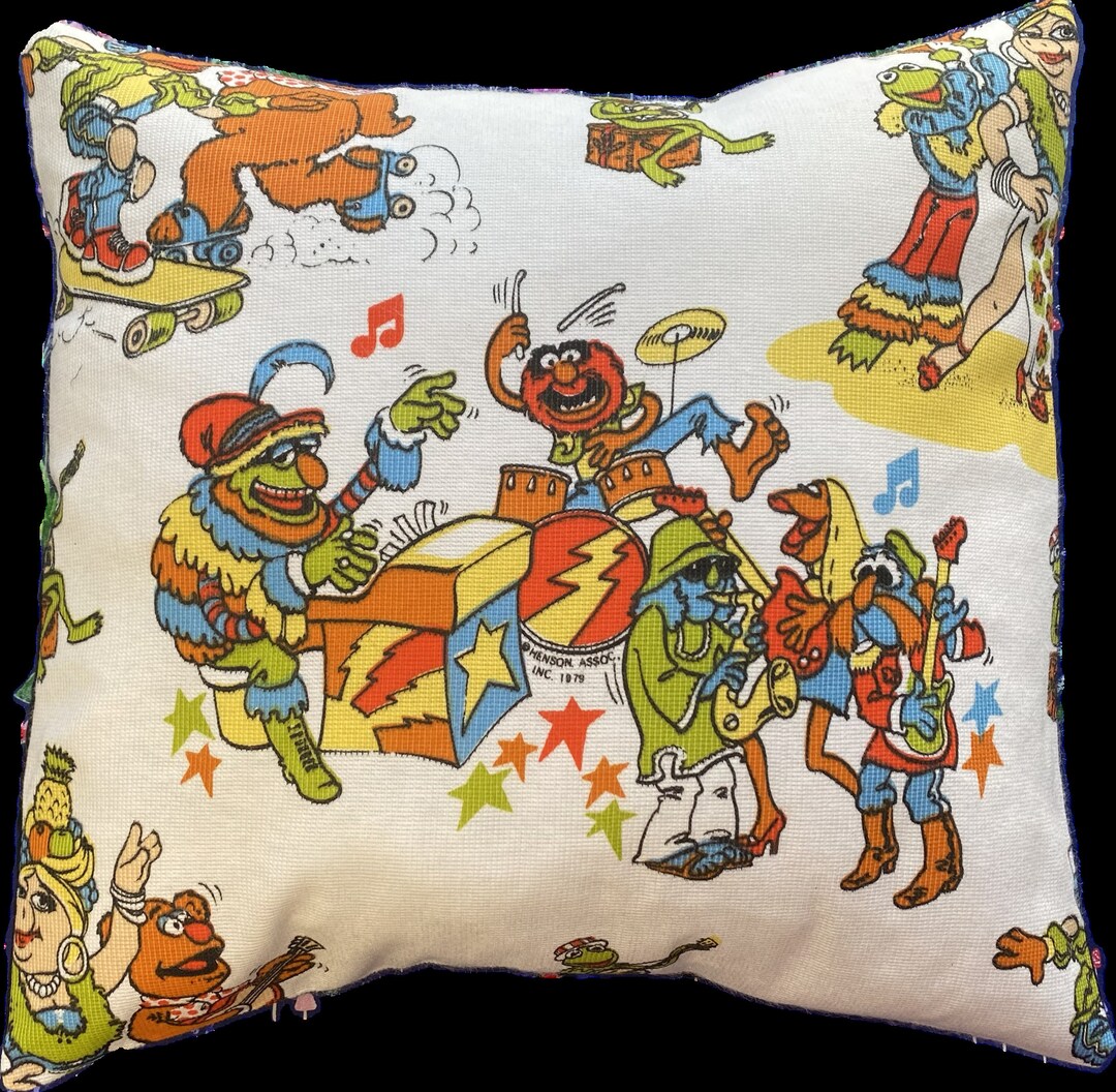 The Muppets Show Vintage Fabric Cushion - Etsy