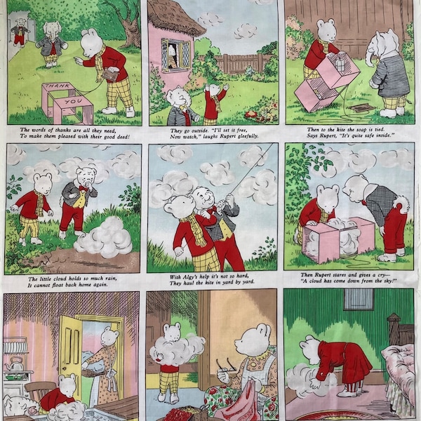 Rupert the Bear - Etsy