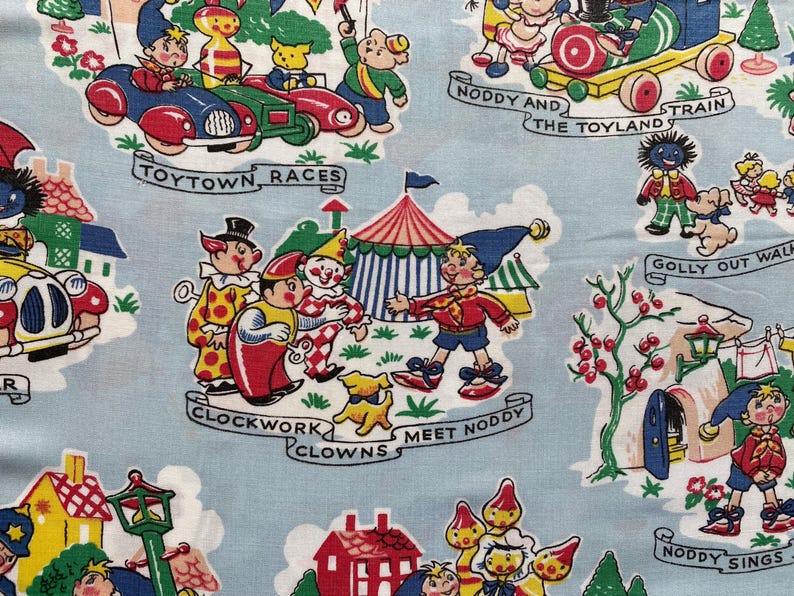 Noddy Original and Rare Vintage Fabric 70s - Etsy