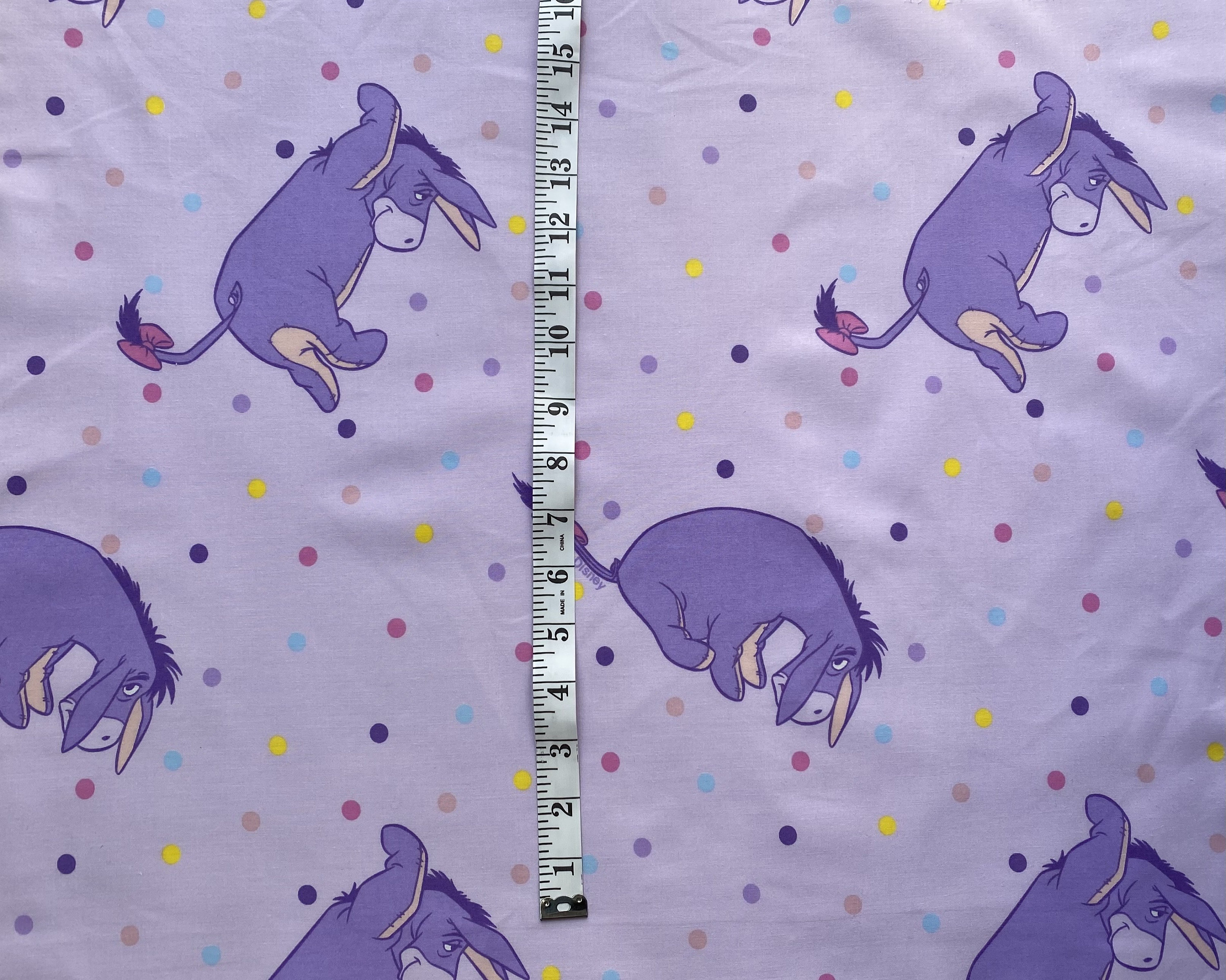 Eeyore Winnie the Pooh Fabric FQ Remnant - Etsy