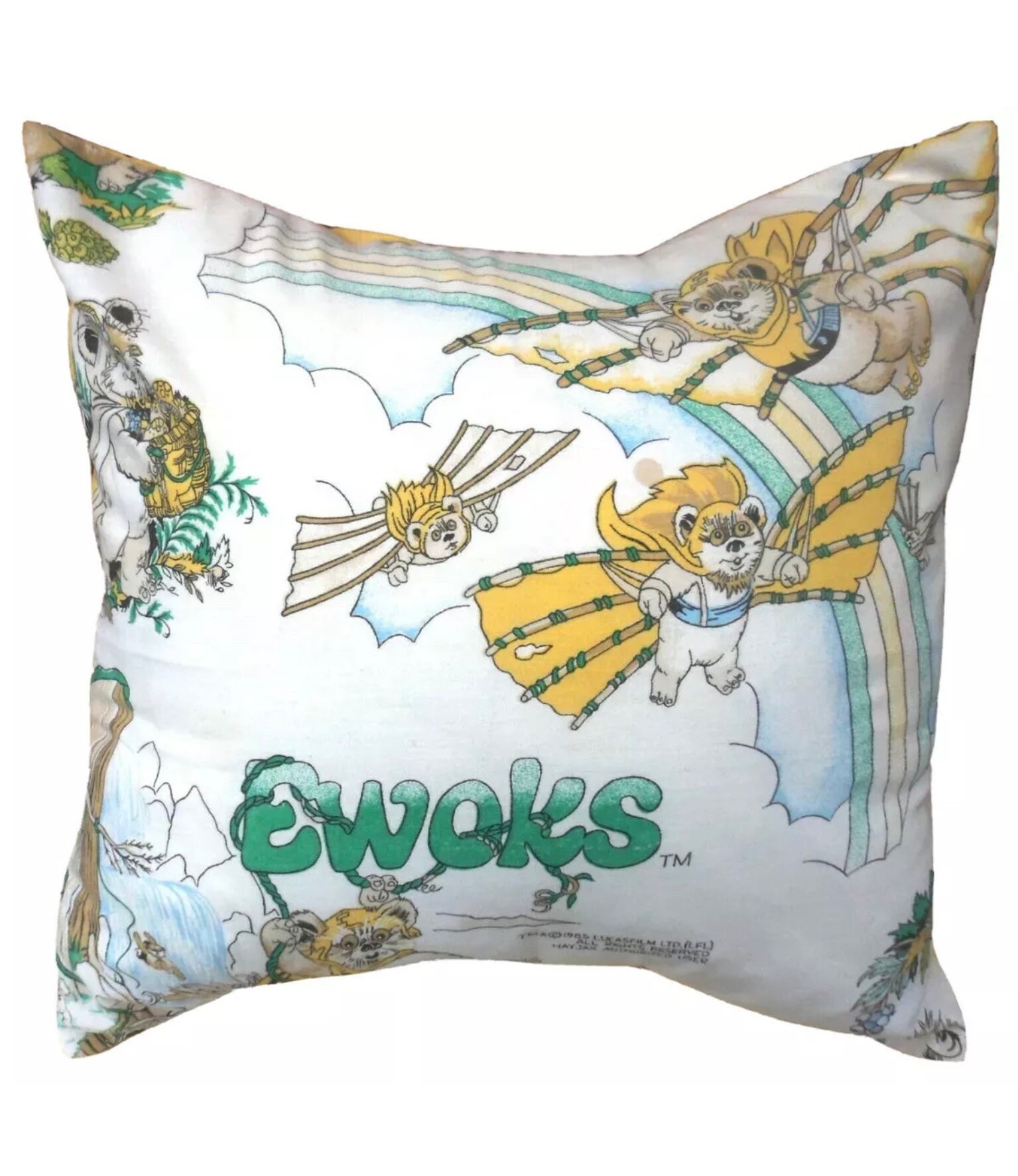 Star Wars Ewoks Ewok Cartoon R2D2 Vintage Fabric Cushion Cover - Etsy