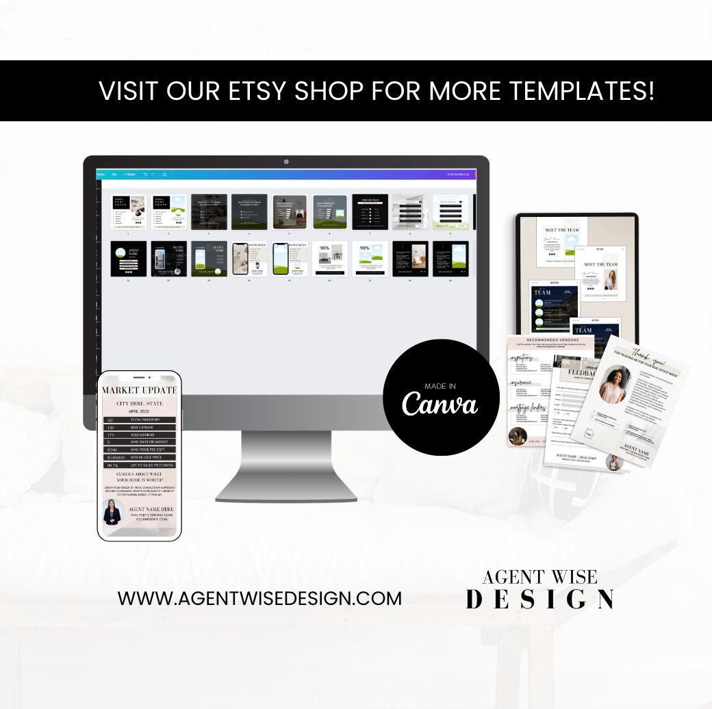 10 Modern Meet the Team Canva Templates Volume 1 - Etsy