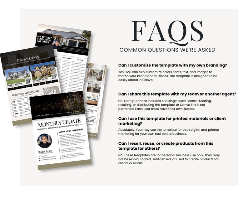 January 2026 Real Estate Canva Newsletter - Easily Edit in Canva 8 ...