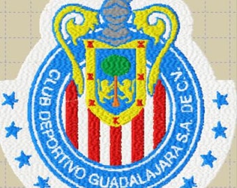Club America Embroidery Machine Pattern - Etsy