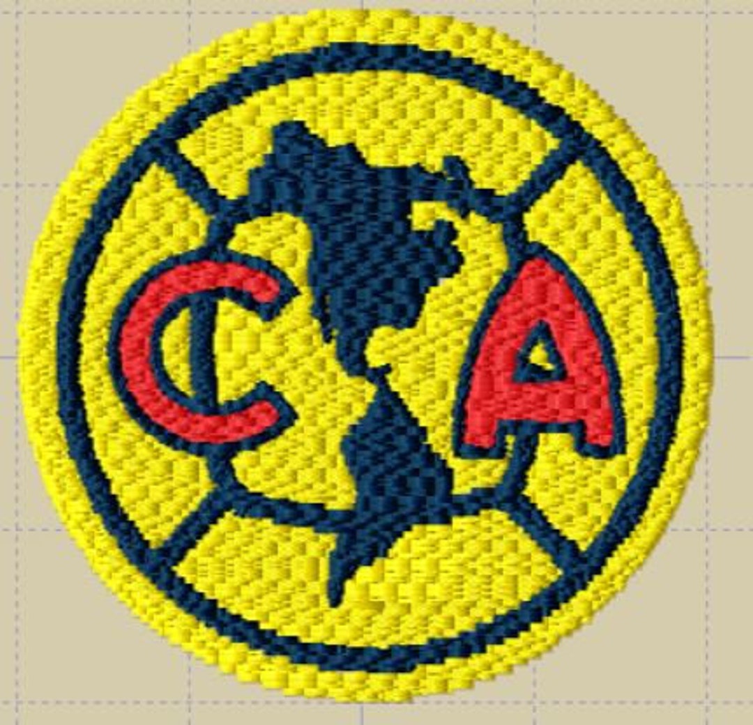 Club America Embroidery Machine Pattern - Etsy