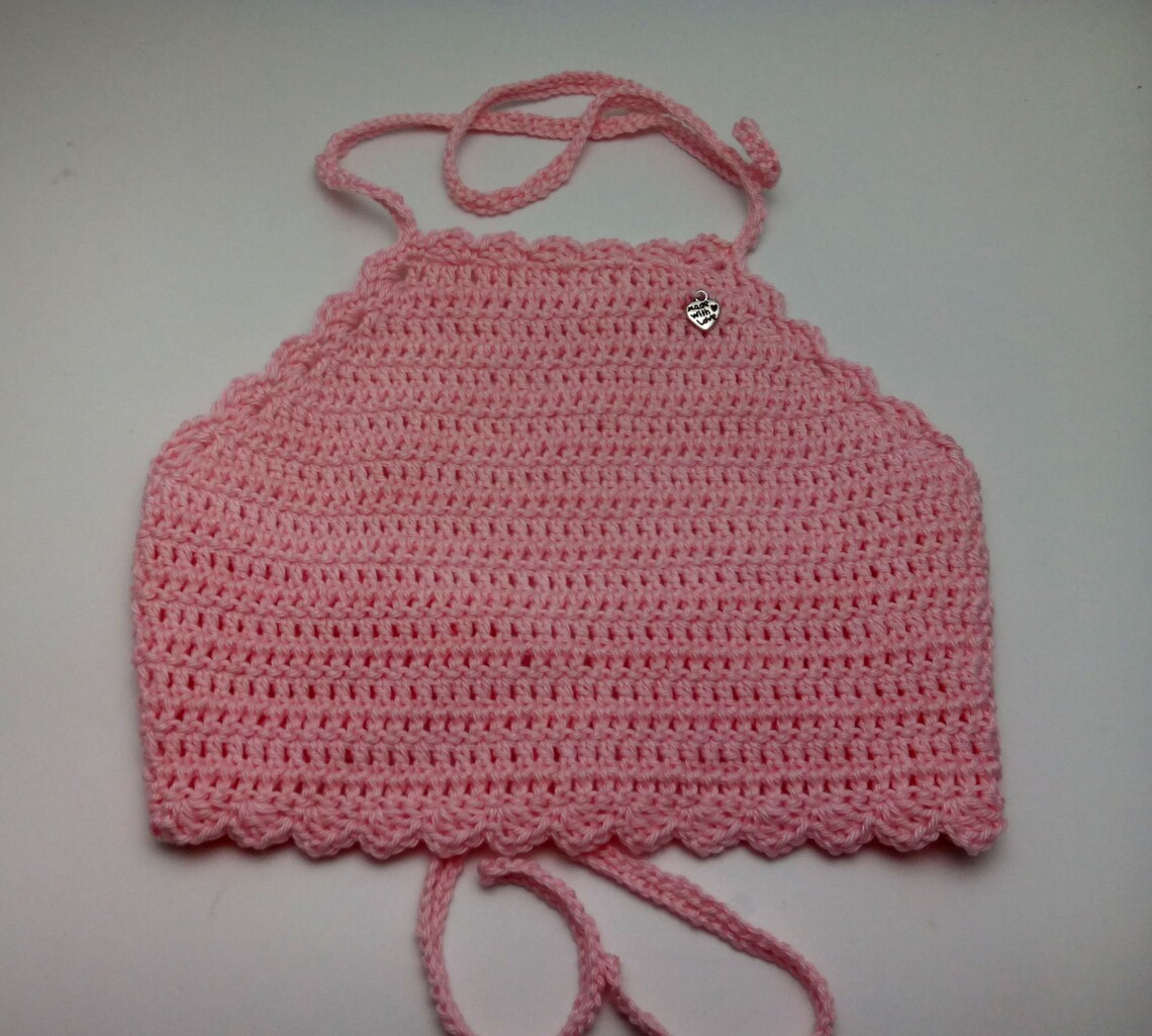 Girls Crop Top, Toddler Girl Crochet Top, Crop Top for Kids, Kids ...