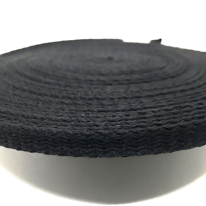 1/2" Cotton Flat Cord Drawstring Drawcord Handles Lace Trim Heavy Duty ...