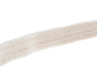 3/8 Cotton Flat Cord for Lace Drawstrings Handles Twill - Etsy