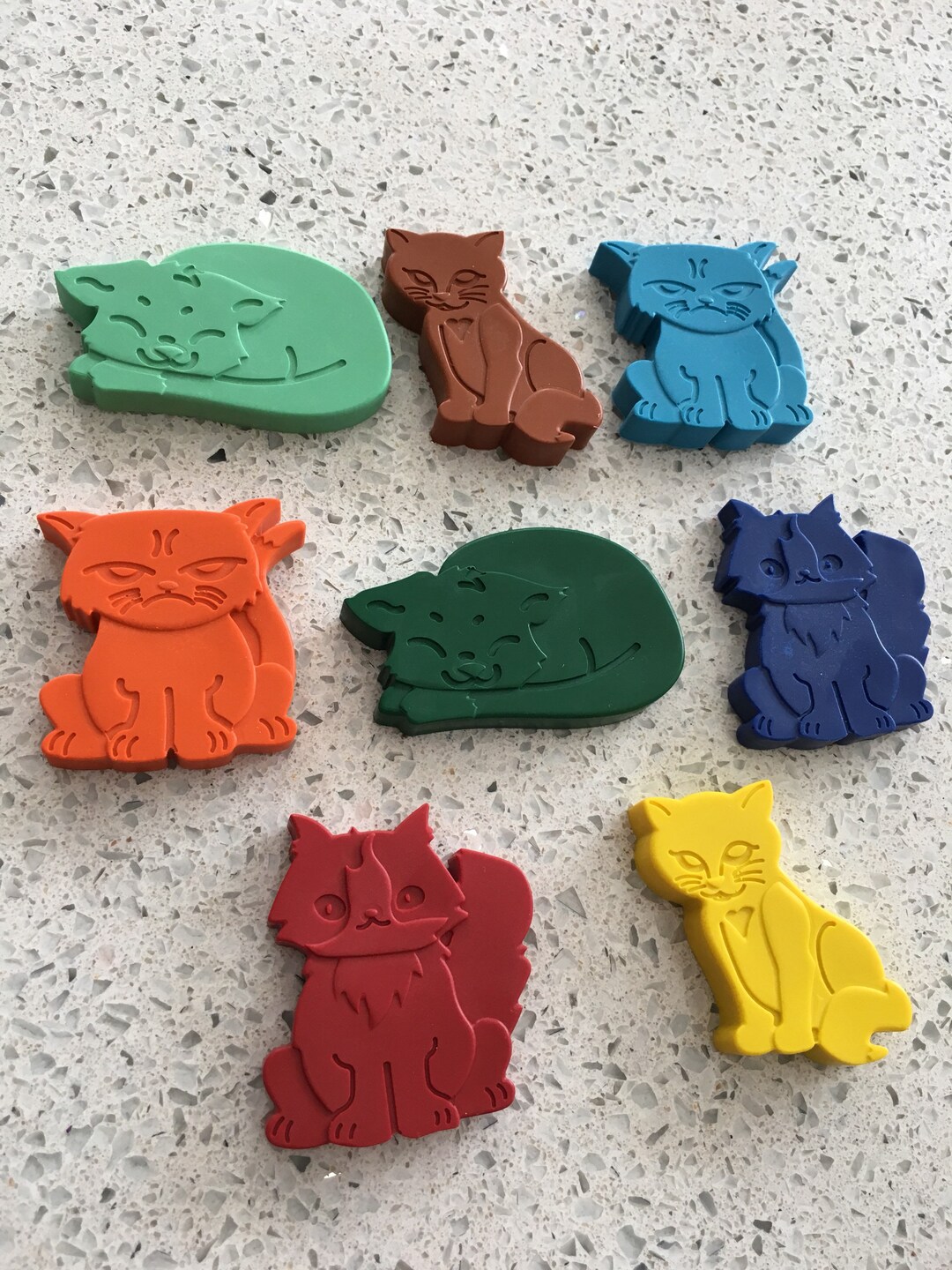 Cat Crayons Kids Party Party Favours Stocking Filler - Etsy