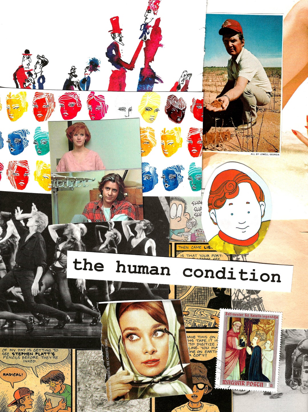 Human Condition Ephemera Pack: Vintage Collage Paper, Art Journal Kit ...