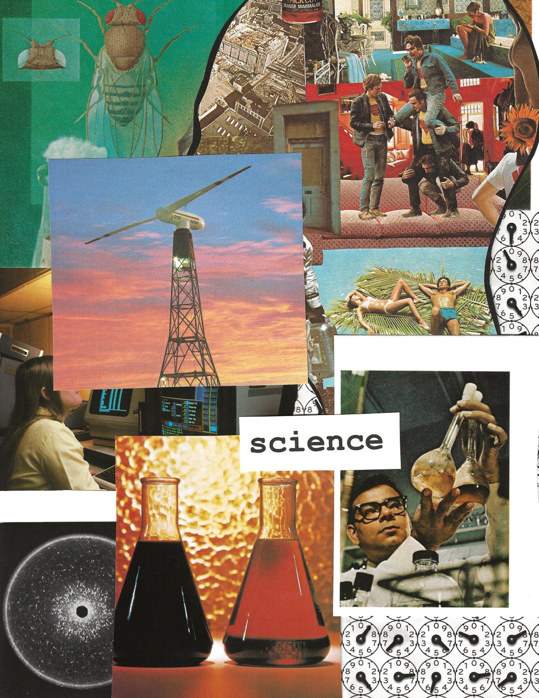 Science Paper Pack Biology Geology Art Journal Kit Ephemera Vintage ...