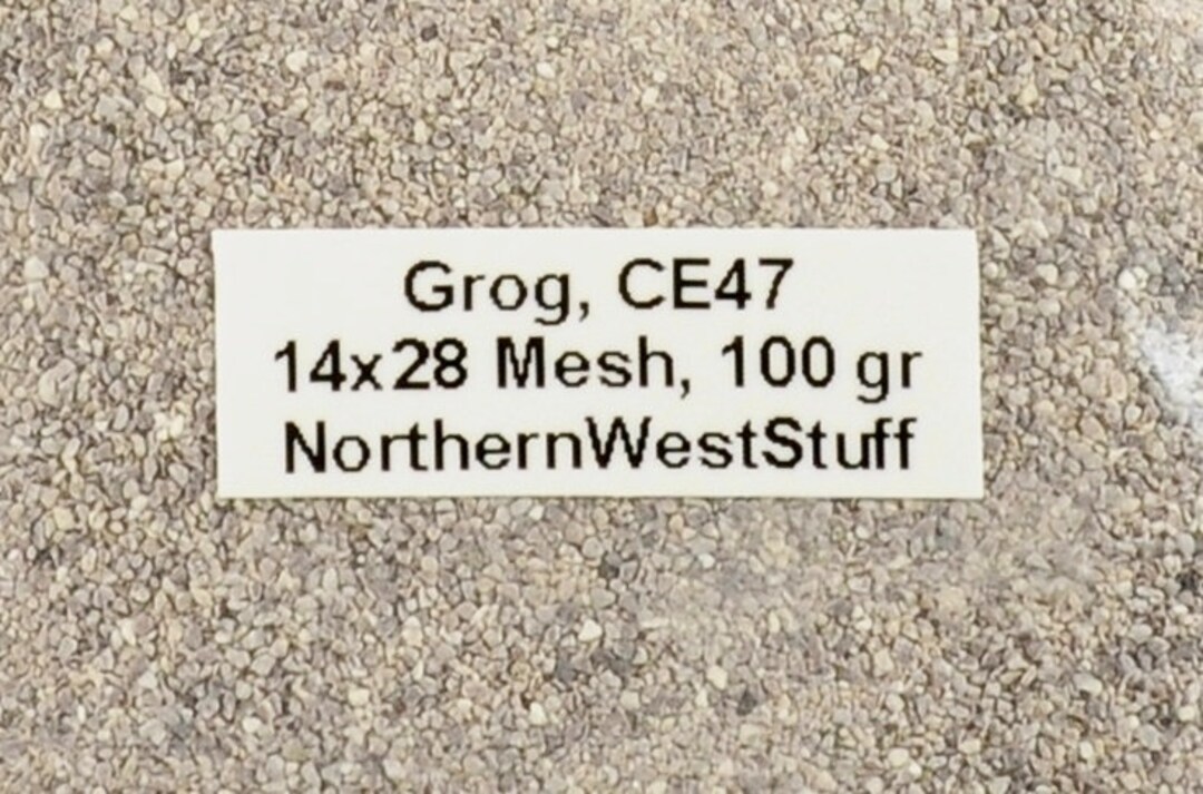 Freeship- Grog, CE47, Calcined Mullite, Mulcoa, 14x28 Mesh - (prompt ...