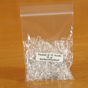 Freeship- Paraloid (acryloid) Acrylic B-72 Copolymer Lacquer/adhesive ...