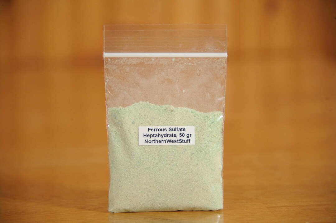 Freeship- Green Vitriol, Copperas, Concrete, Wood, and Leather Stain ...