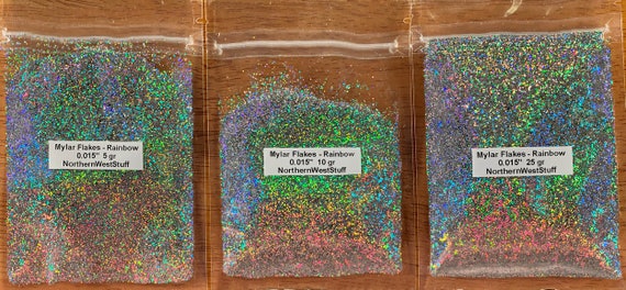 Metallic Color Flakes Rainbow 0.015free Shipping on - Etsy