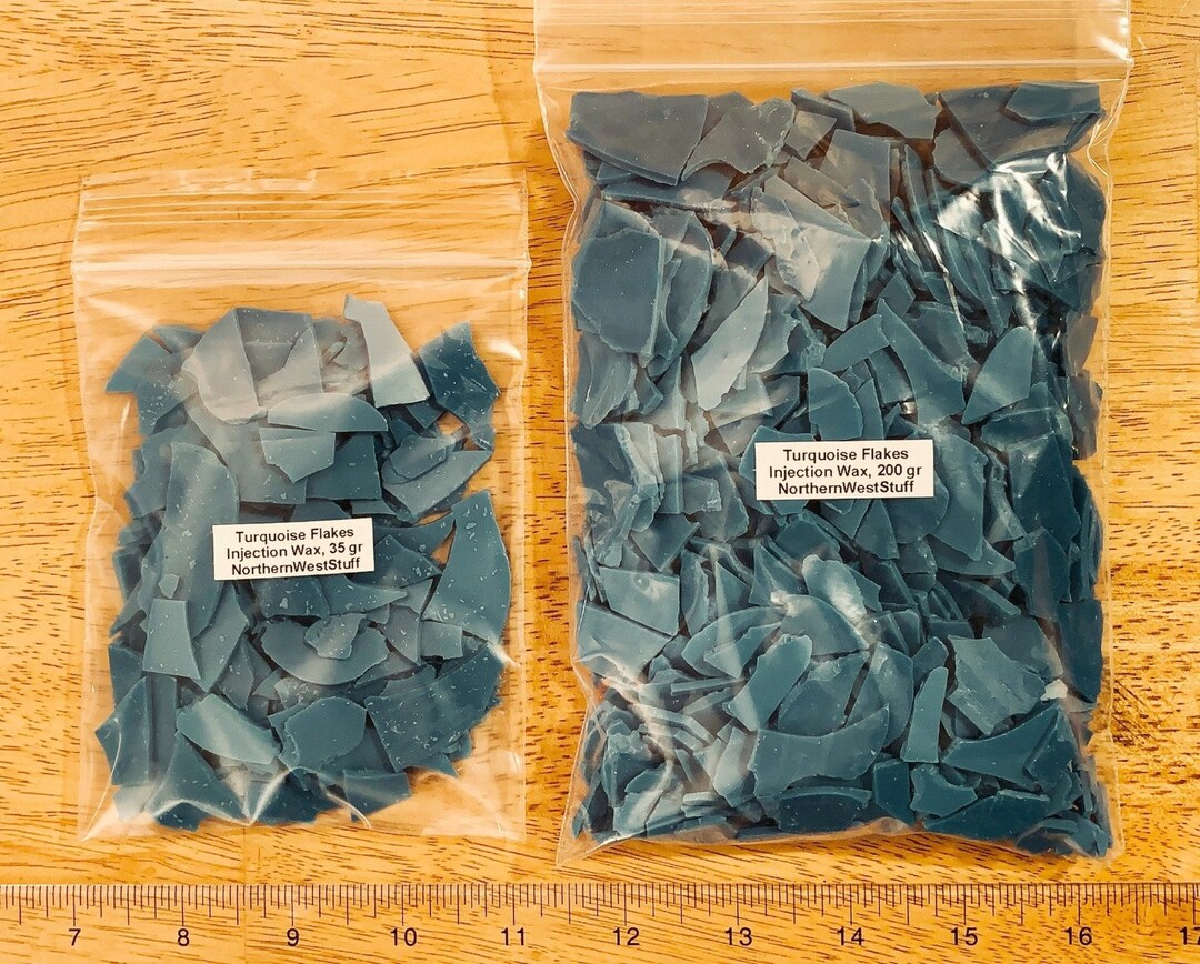 Freeship- Injection Wax, Freeman Flakes, Turquoise- (prompt Rebate on ...