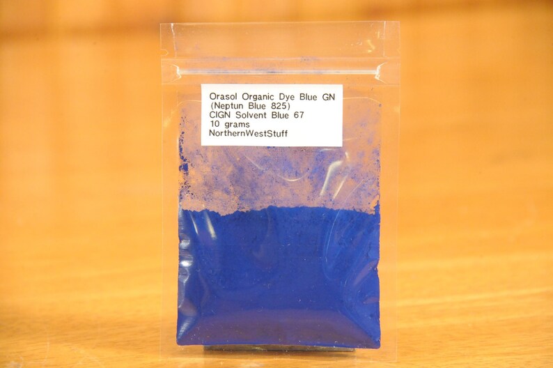 Organic Dye Powder Orasol Blue GN 825 CIGN Solvent Blue | Etsy