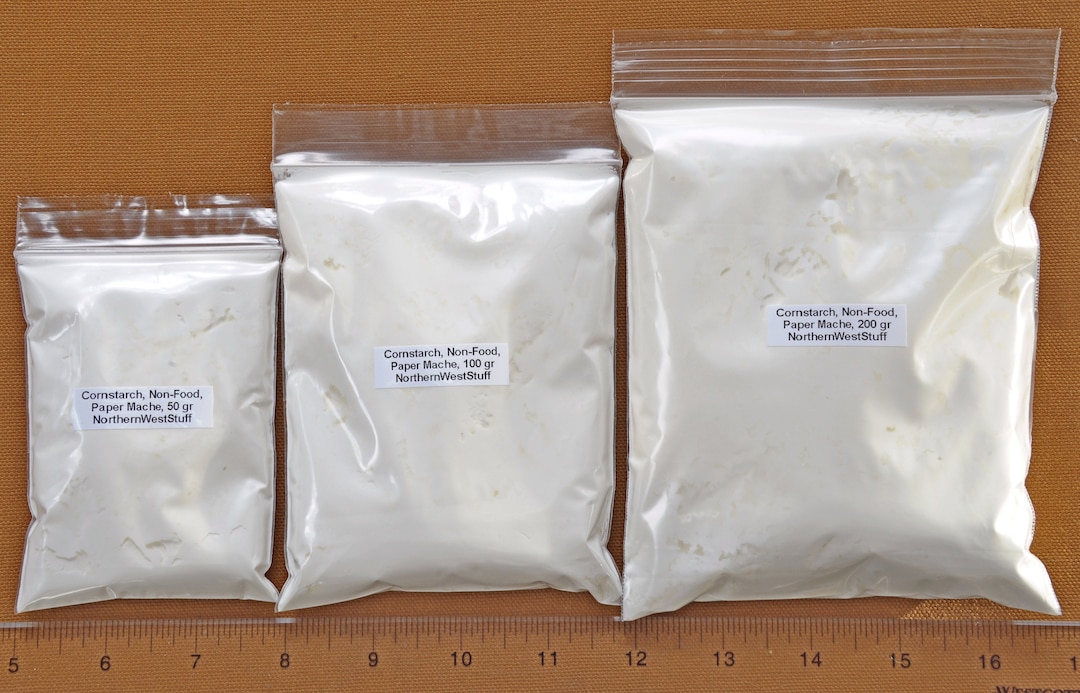 Freeship- Corn Starch, Non-food, Paper Mache Adhesive, Sizing, Talc ...