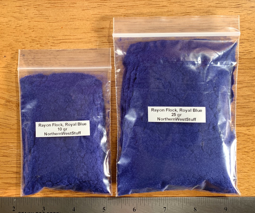 Freeship- Rayon Fiber (flocking), Royal Blue, Epoxy Resin Thickener ...