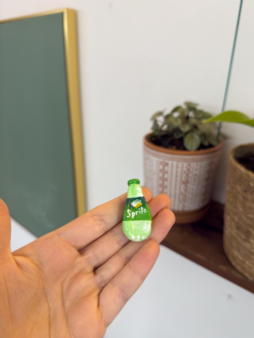 Mini Soda Bottle Magnet – Handmade Air Dry Clay Fridge Decor - Etsy