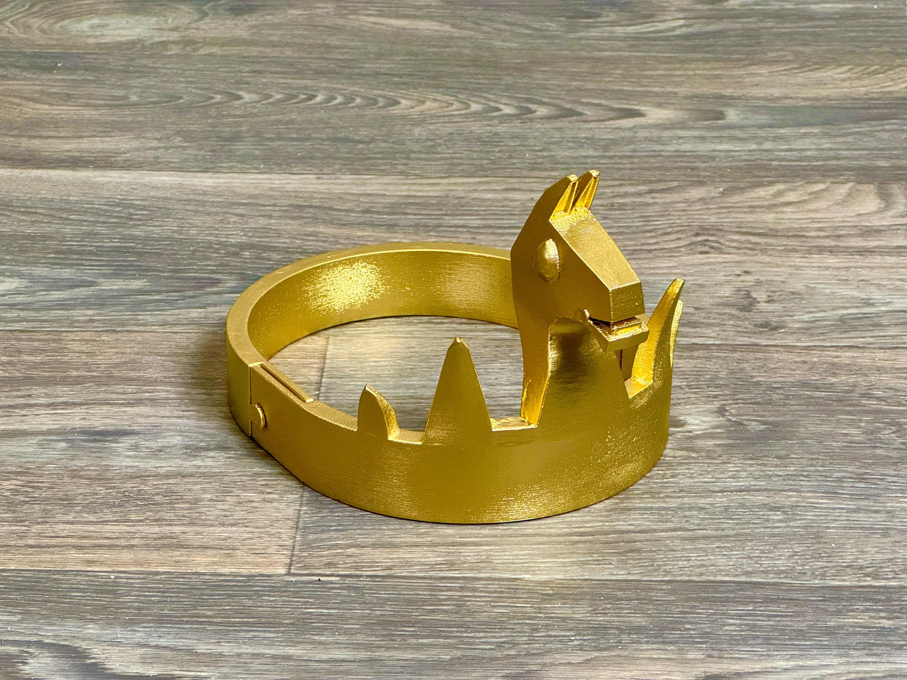 Victory Royale Crown 3D Print Full Scale Cosplay Golden Llama Winner - Etsy
