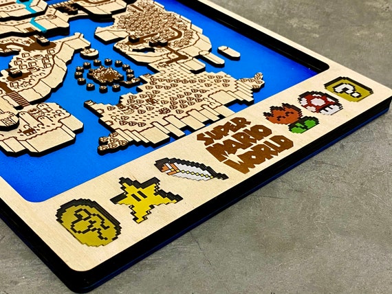 Super Mario World 3d Map