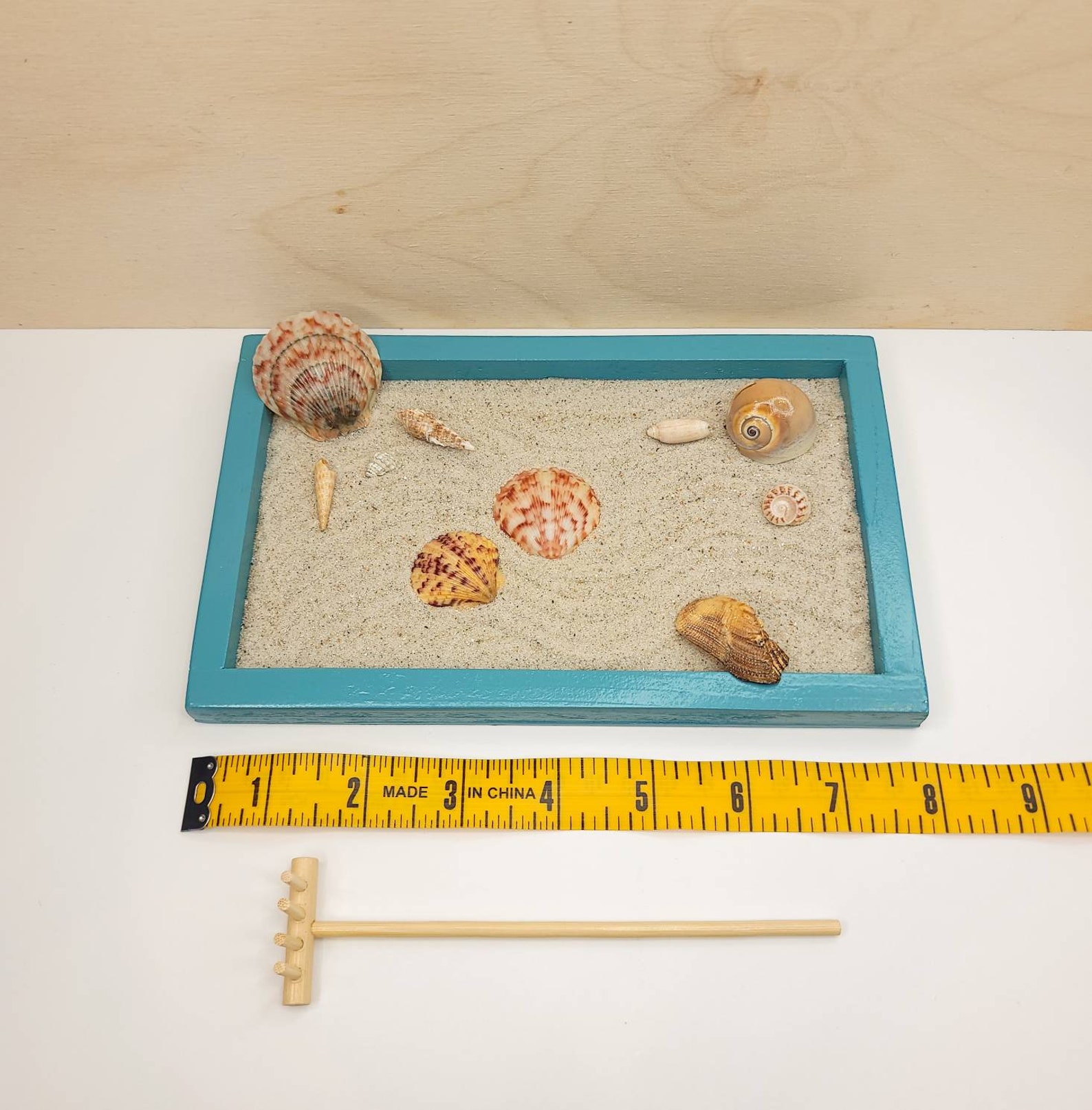 Beach Zen Garden Kit Desktop Sand Box Meditation Set | Etsy