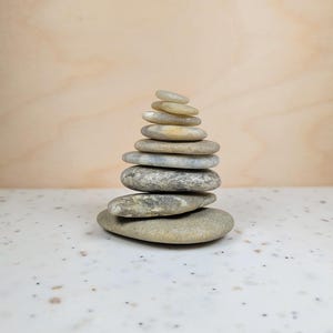 Meditation Stone Set Zen Balancing Stones Rock Cairn Stacking Beach ...