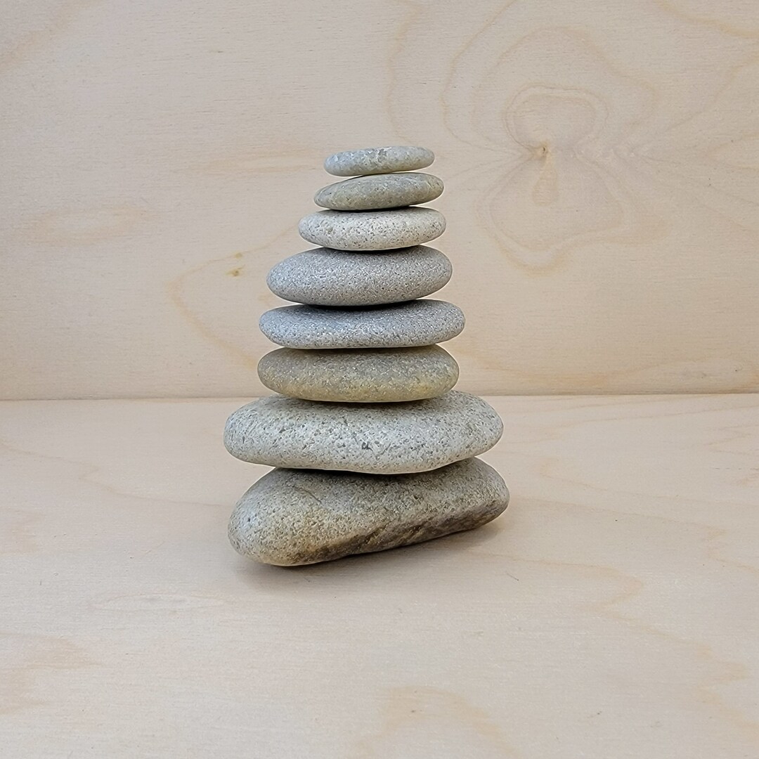 Meditation Stone Set Zen Balancing Stones Rock Cairn Stacking Beach ...