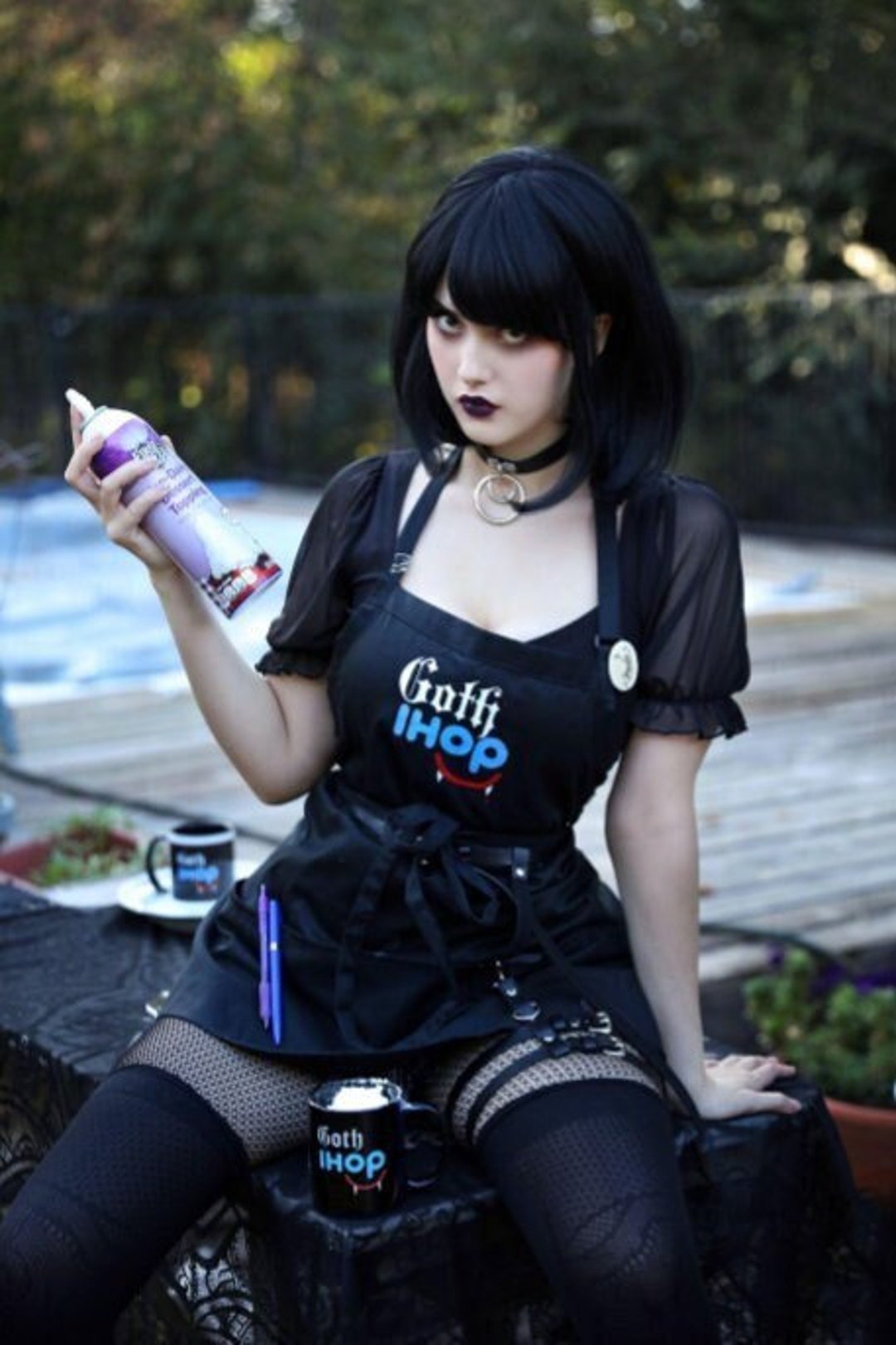 Goth International Home of Pancakes Waitress Candylion Cosplay - Etsy