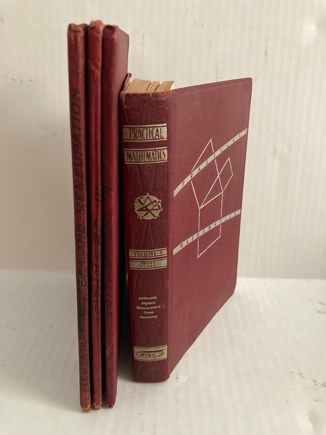 Vintage/antique Math Textbooks Book Stack, 1908-1951 - Etsy