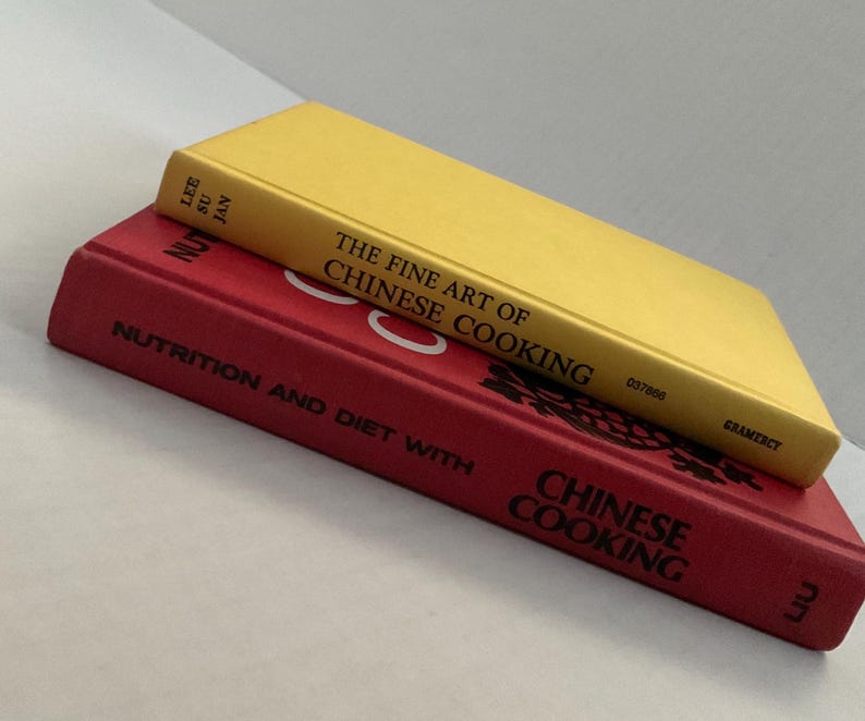 Vintage Chinese Cookbooks, 1962 & 1977 - Etsy