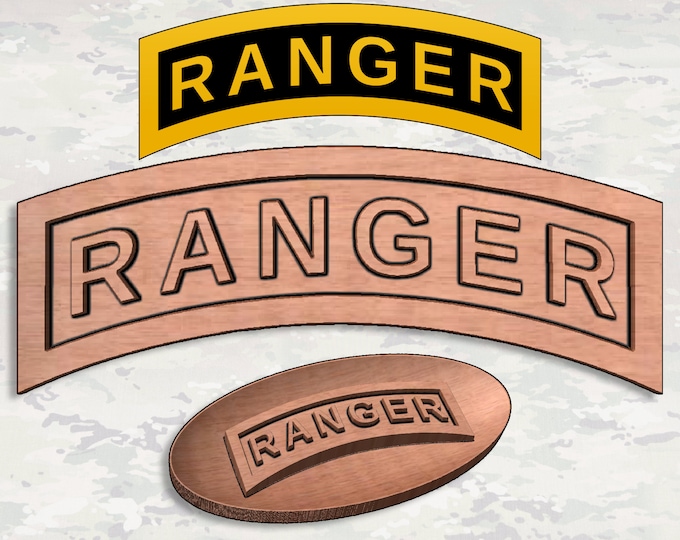 US Army Ranger CNC Pattern for Your Cncrouter / STL File - Etsy