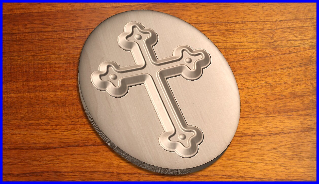 4 Cross 3D Cnc Pattern for Your CNC Router / STL File - Etsy