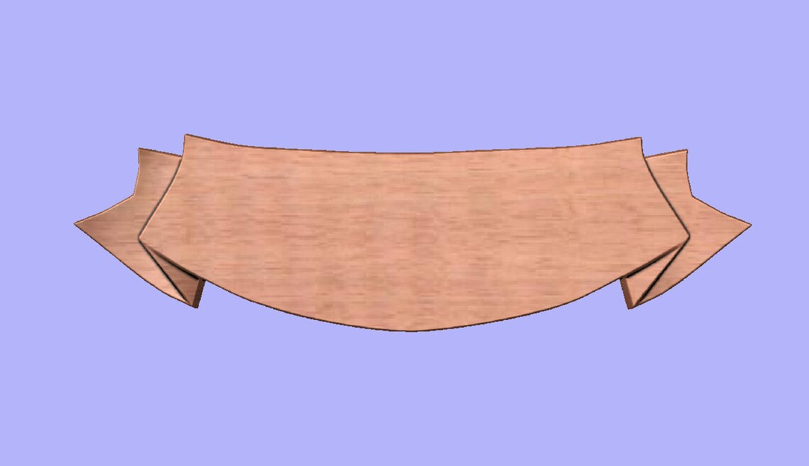 Banner Ribbon CNC Patterns for Your CNC Router / STL File - Etsy