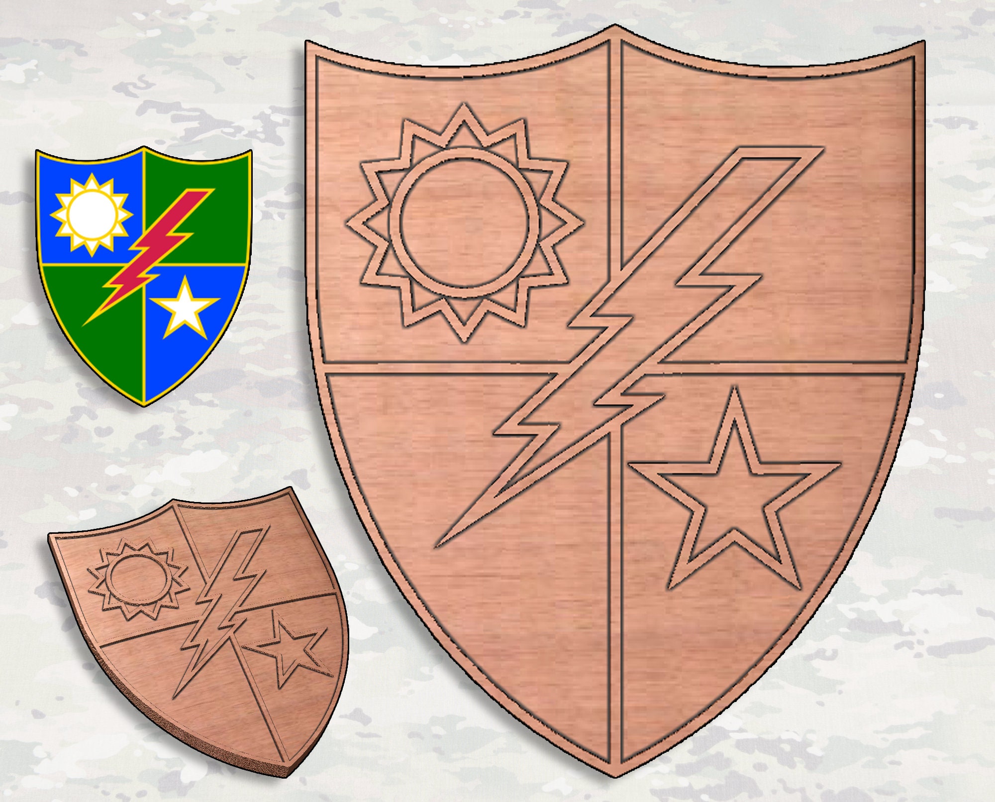 75th Ranger Regiment 3d Cnc Pattern for Your CNC Router / STL File - Etsy