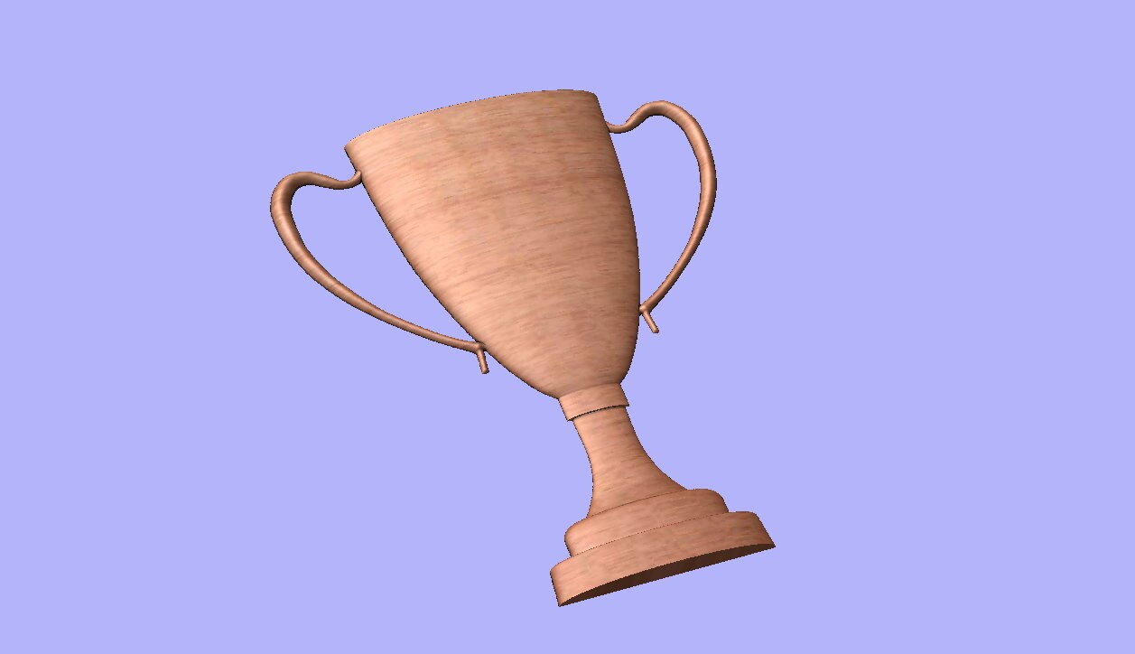CNC Trophy Cup Pattern 3D Design for Your CNC Router / Stl File - Etsy UK
