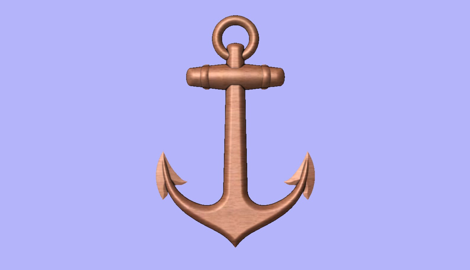 CNC Anchor Nautical Naval Pattern 3D Design for Your CNC Router / Stl ...