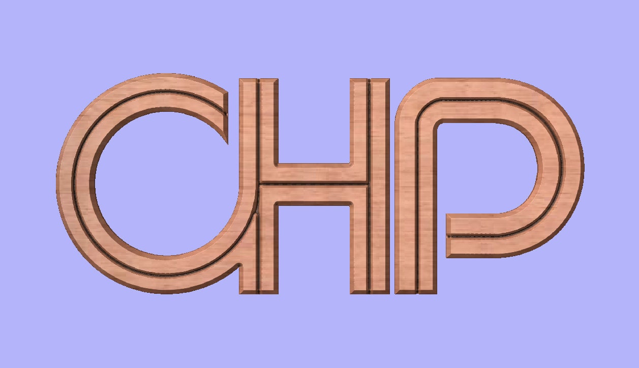 CNC California Highway Patrol CHP Logo Pattern 3D Design for Your CNC ...