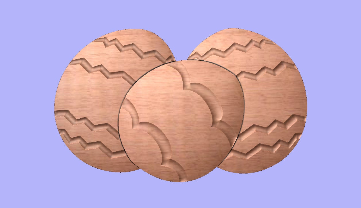 Easter Eggs CNC Pattern for You CNC Router / STL File - Etsy