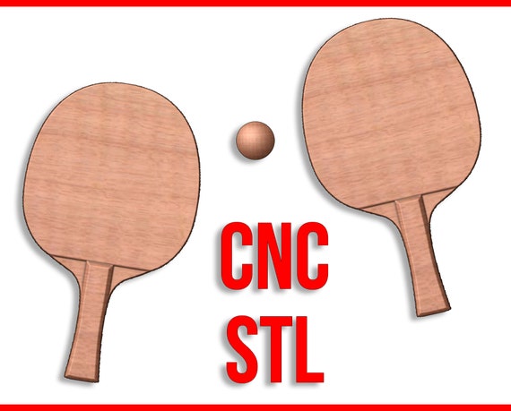 CNC Ping Pong Paddle and Ball Pattern 3D Design for Your CNC - Etsy