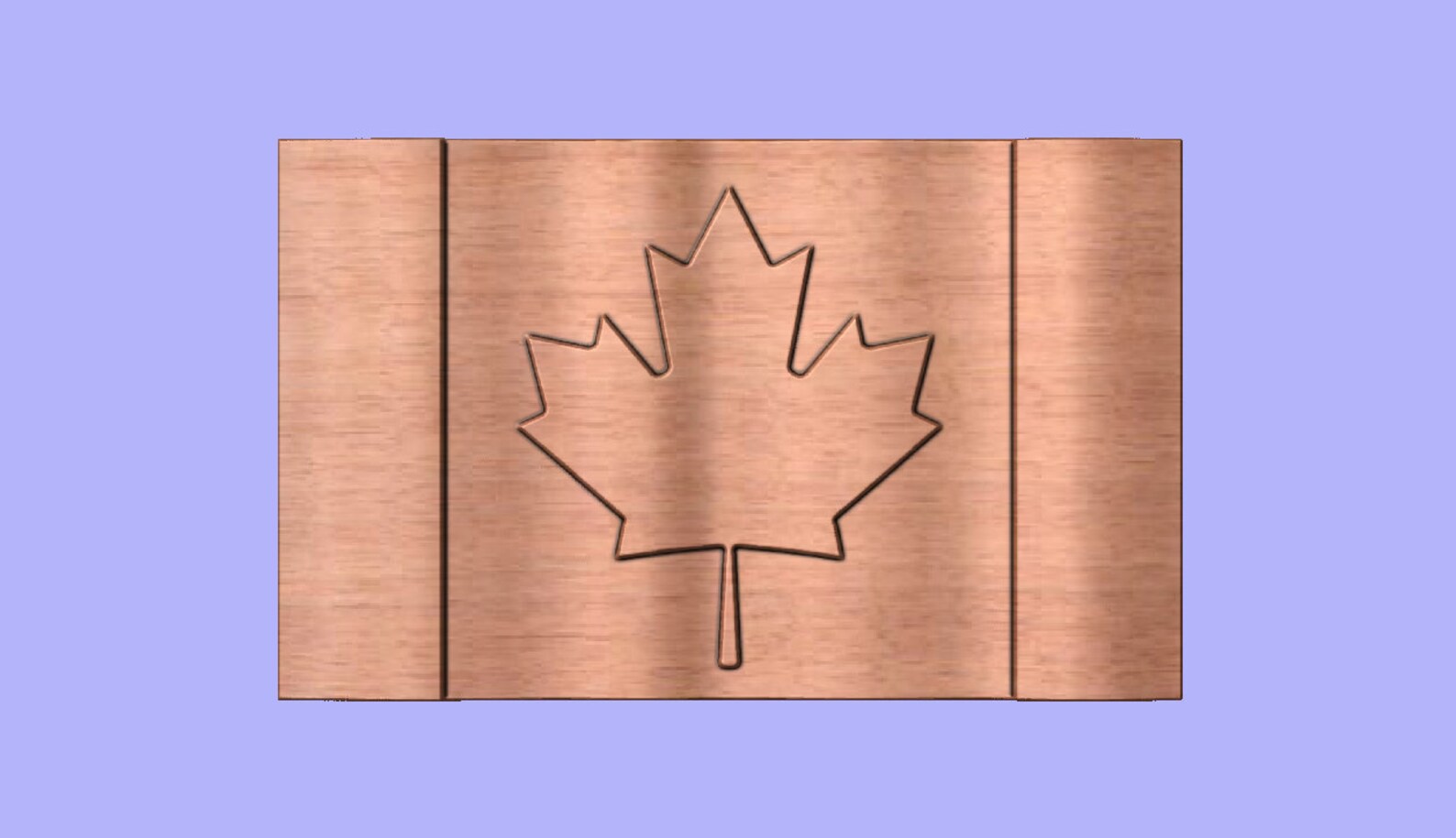 CNC Canadian Flag Pattern 3D Design for Your CNC Router / Stl File ...