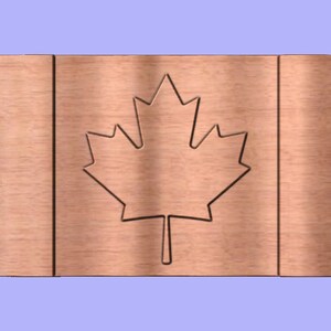 CNC Canadian Flag Pattern 3D Design for Your CNC Router / Stl File - Etsy